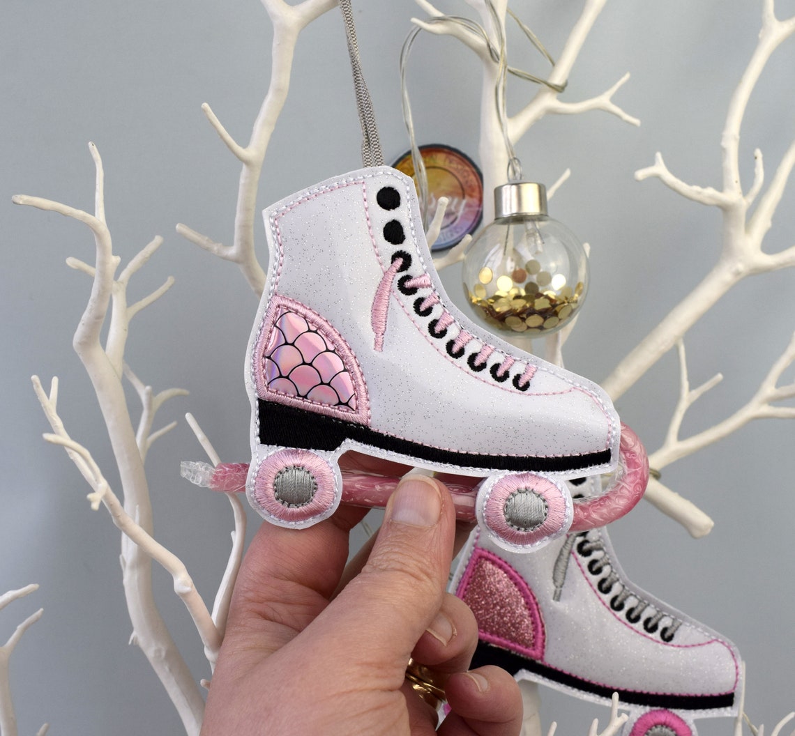 4x4 Candy Cane Roller Skate Hanging Decoration Disco Roller | Etsy UK