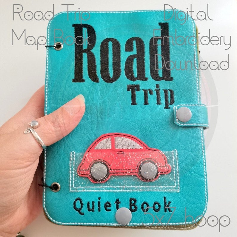 Road Trip Map Book Quiet Book Instant Download Digital - Etsy