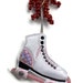 4x4 Candy Cane Roller Skate, Hanging Decoration, Disco Roller Skate ...