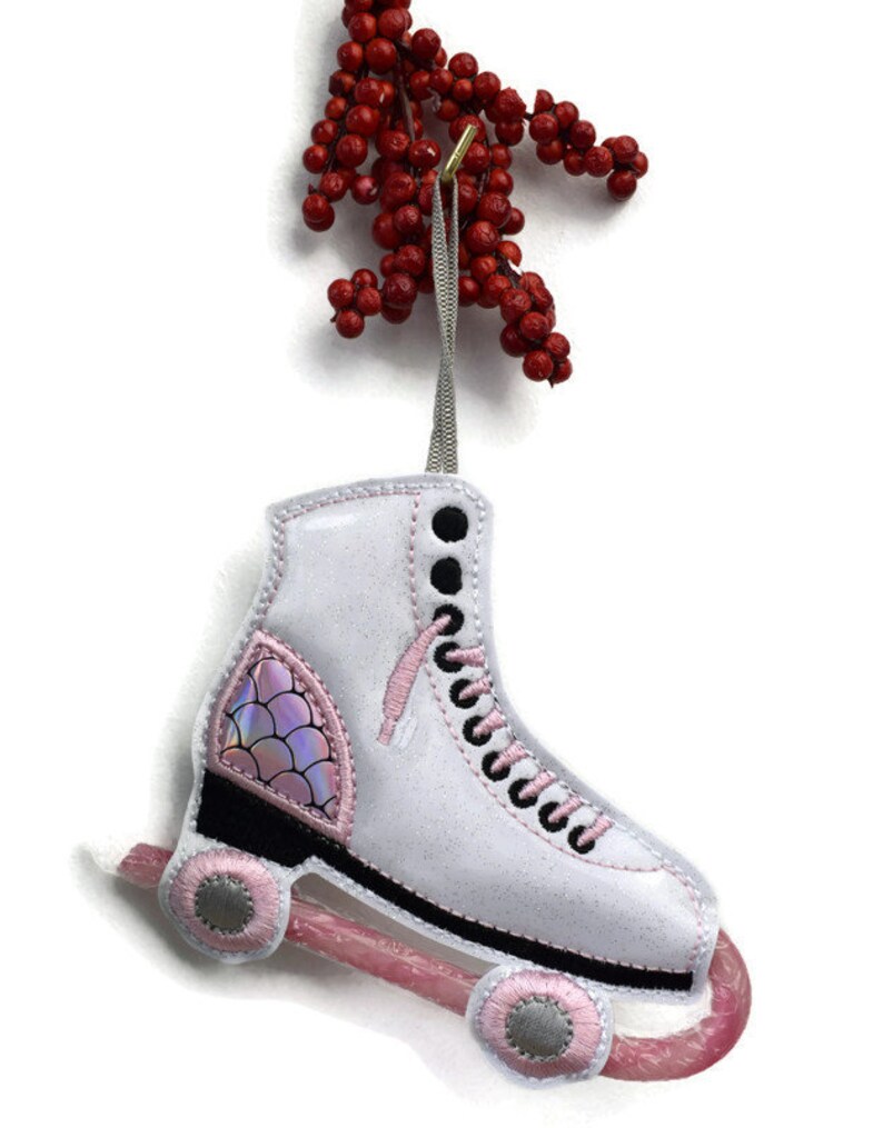 4x4 Candy Cane Roller Skate Hanging Decoration Disco Roller | Etsy
