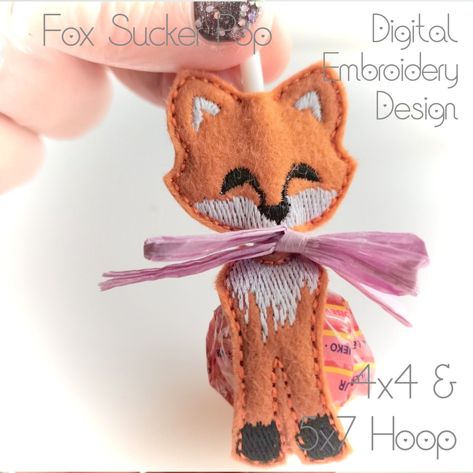 Fox Lolly Design Sucker Lollipop Holder Candy Holder in - Etsy