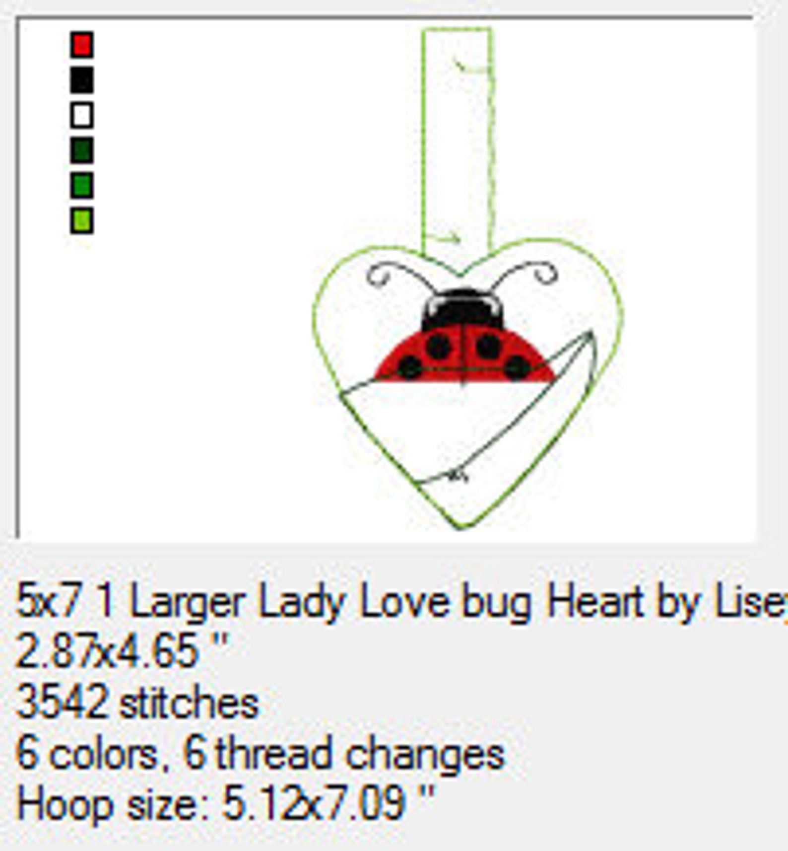 Ladybug Ladybird Lady Bug Key Fob Love Bug ITH Embroidery - Etsy