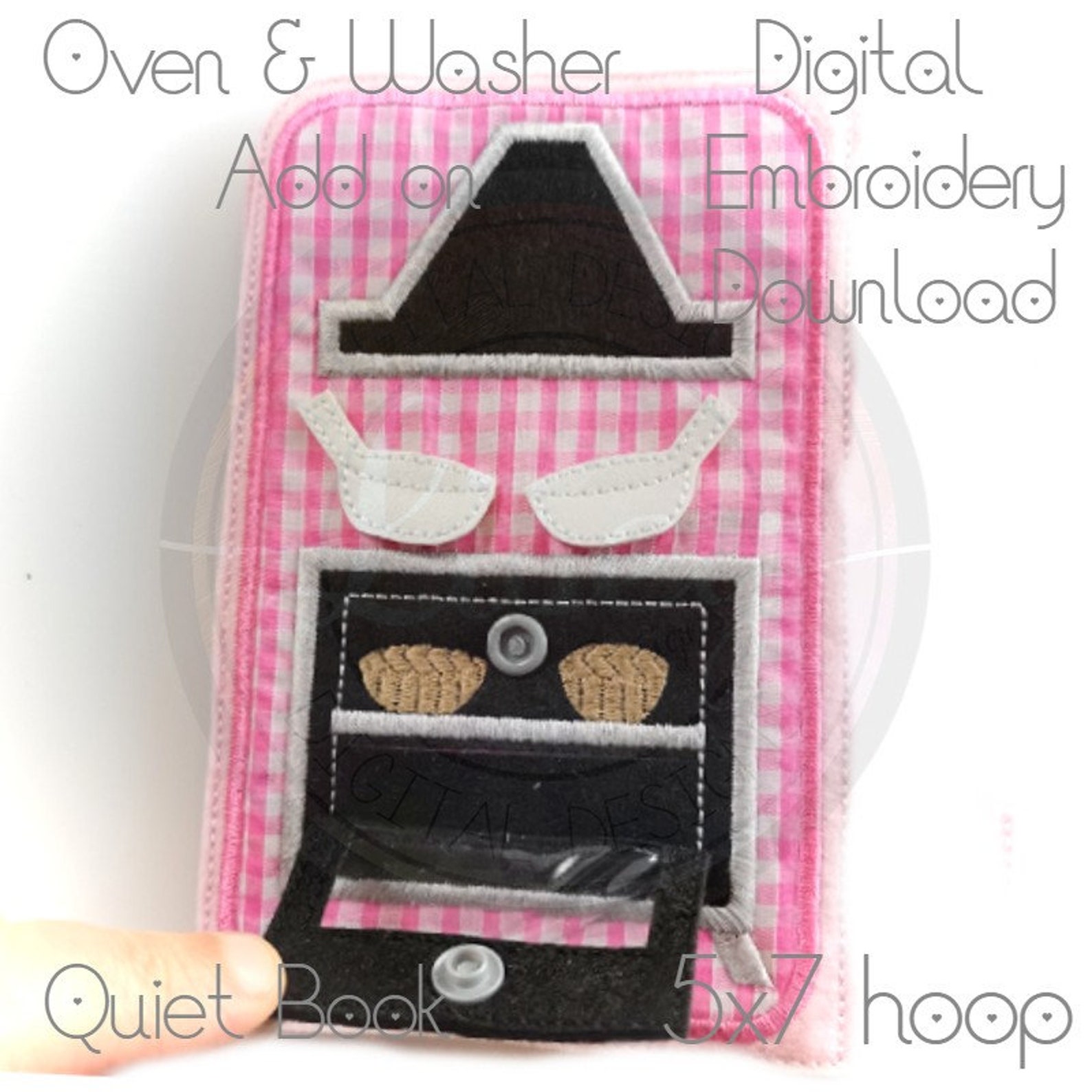 Cooking Page for Quiet Book Washing Interactive Play - Etsy