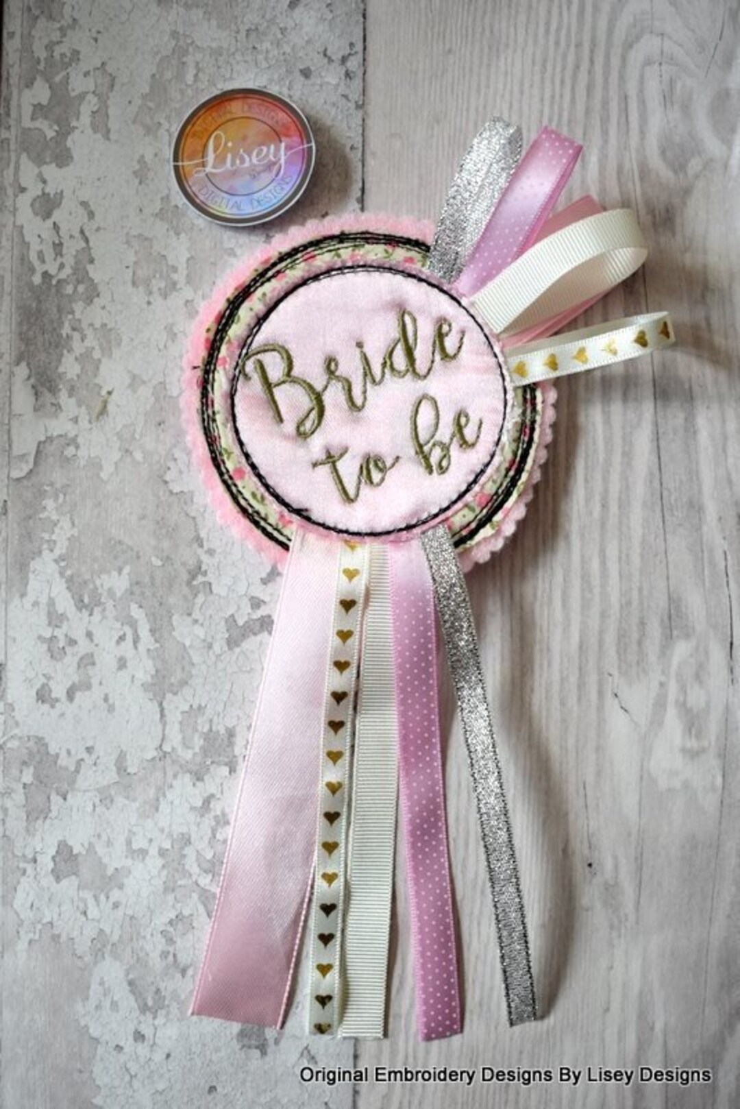 DIGITAL PATTERN, Bride to Be Digital Badge Embroidery Design - Etsy