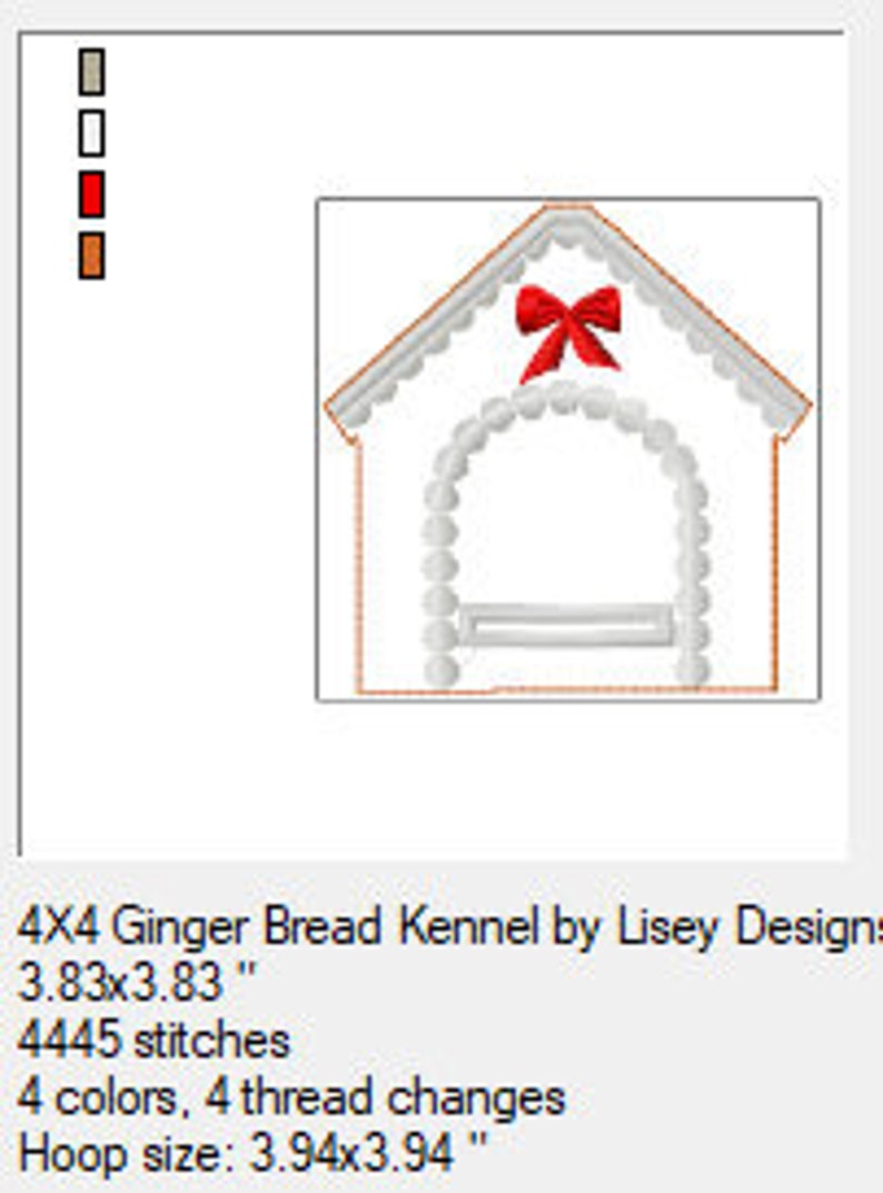 Gingerbread Dog House & Dog Feltie, Hanging Decoration, Christmas ...