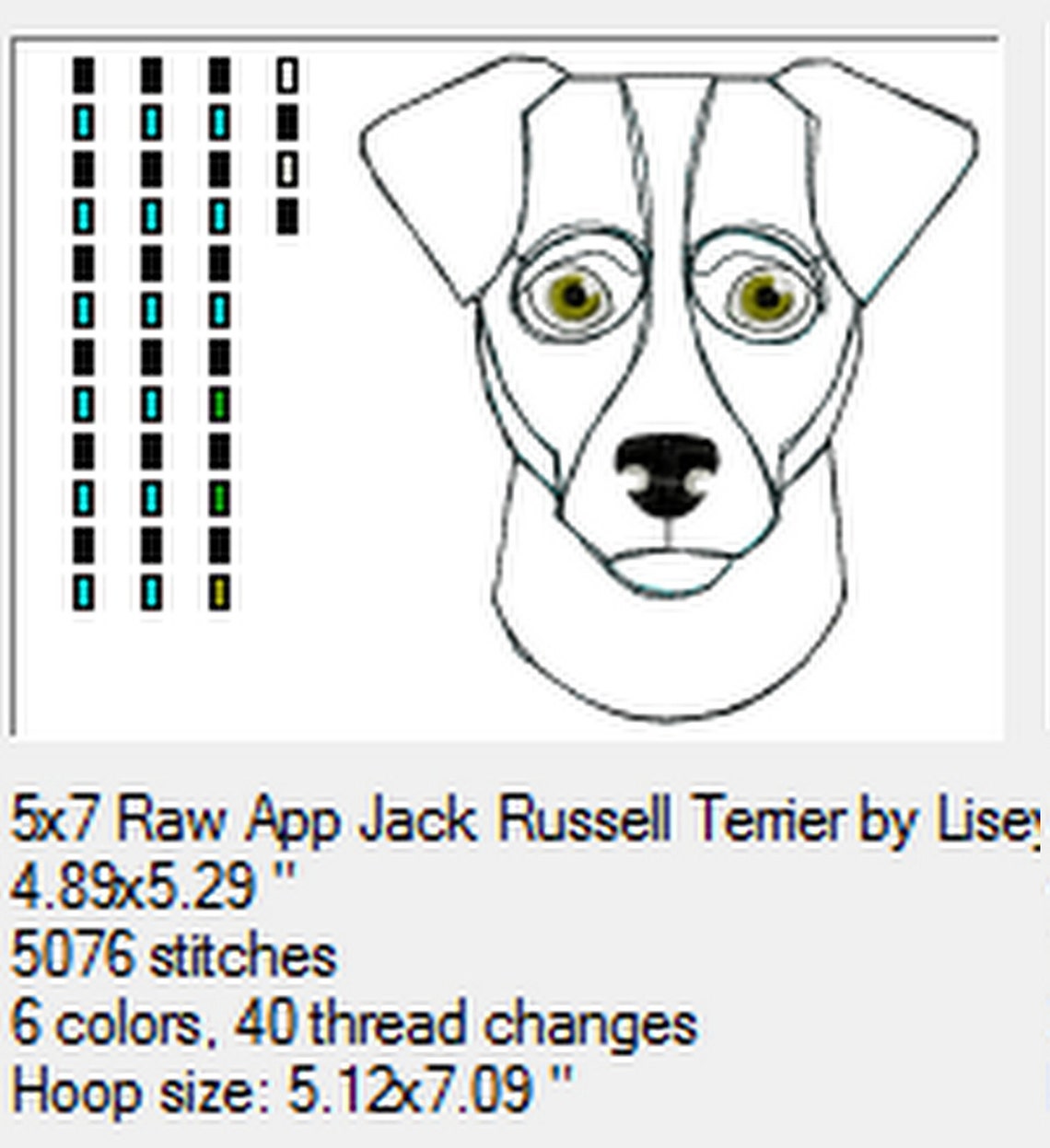 Digital File, Patchwork Jack Russell Terrier, Raw Edge Applique ...