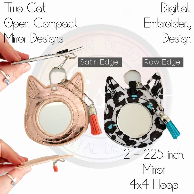 Cat Compact Mirror - Etsy