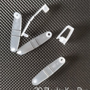Plastic Connectors, Plastic Keychain Clips, Keychain Clips, Clear ...