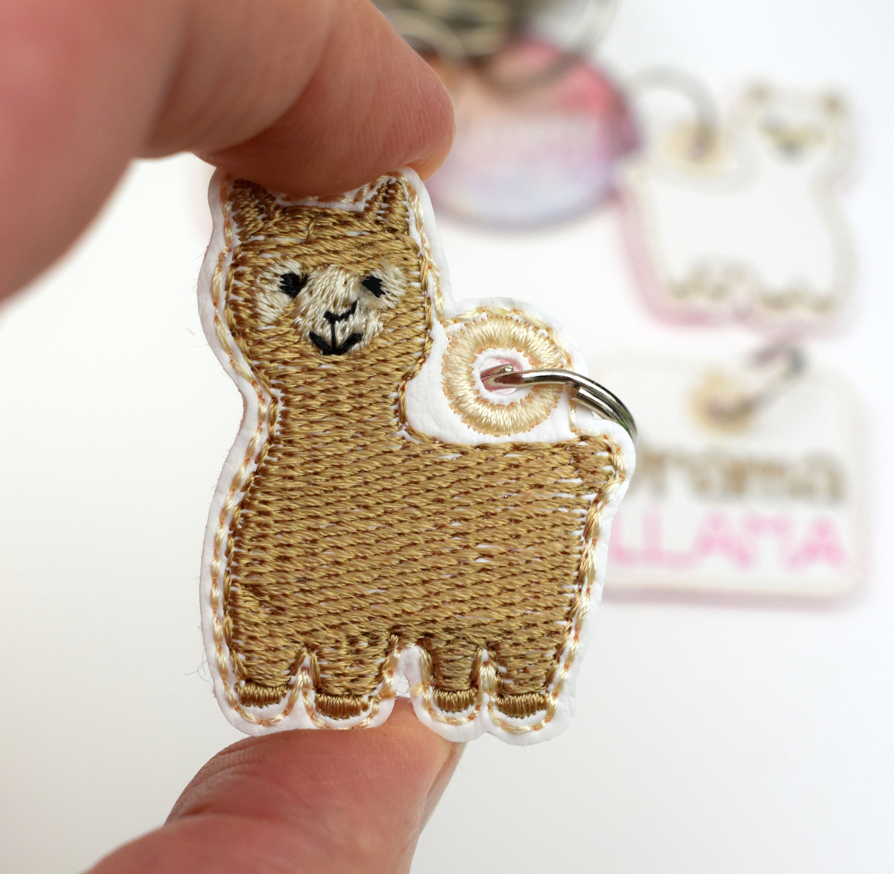 DIGITAL PATTERN Llama Charm Set Embroidered Charm Set ITH | Etsy