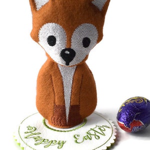 4x4 Fox Egg Cover, Cosy, Creme Egg, With Base, Chocolate, Digital ...