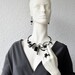 Avant Garde Black and White Collar or Set by Your Choice. Unusual ...