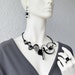 Avant Garde Black and White Collar or Set by Your Choice. Unusual ...