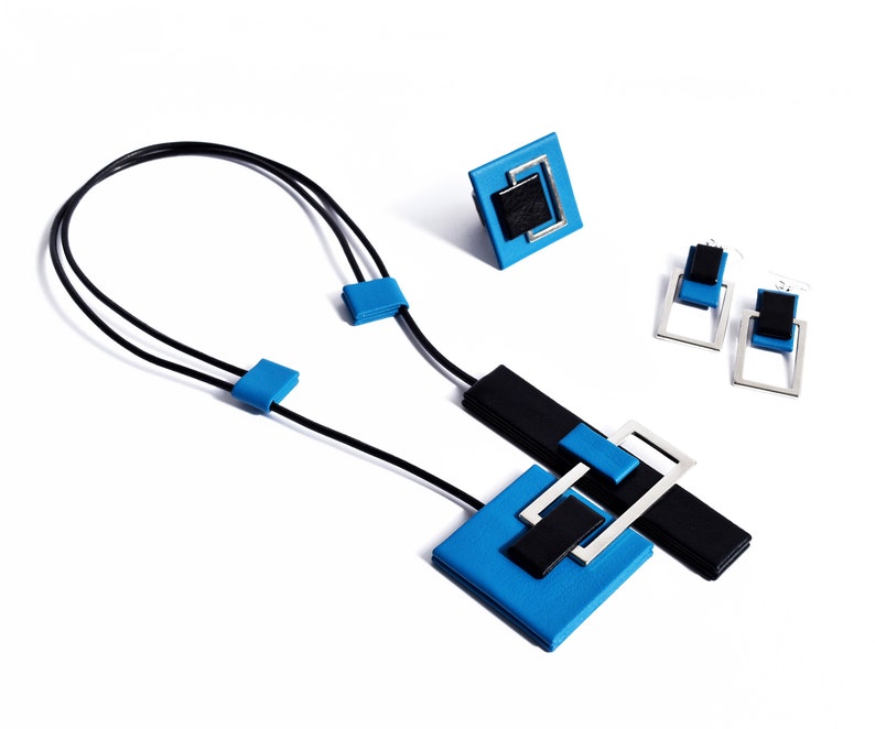 Industrial Elegance Style Necklace, Adjustable Geometric Necklace ...