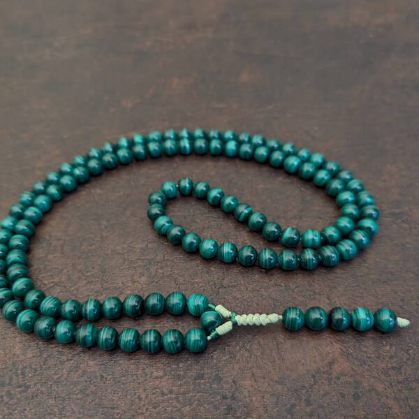 Malachite Mala - Etsy
