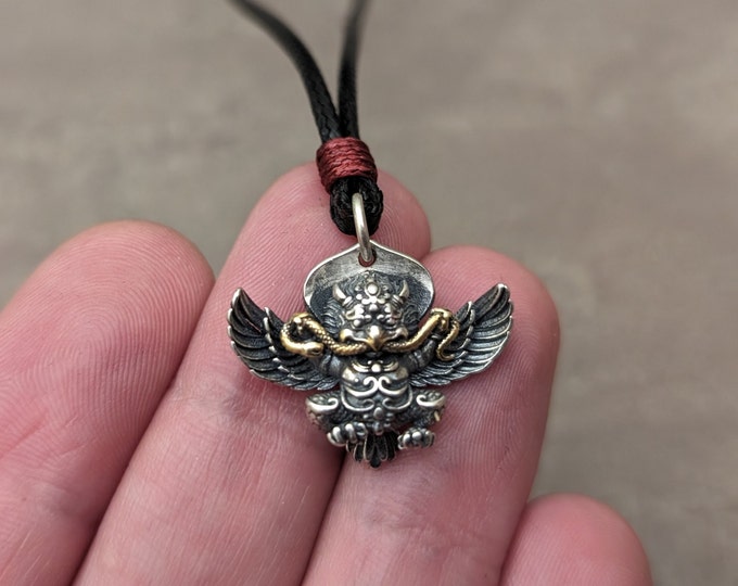 Lord Garuda Wing Pendant, 925 Sterling Silver Pendant, Lord Garuda ...