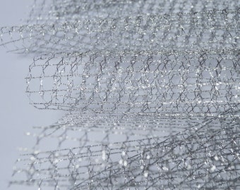 Metallic Net Fabric - Etsy