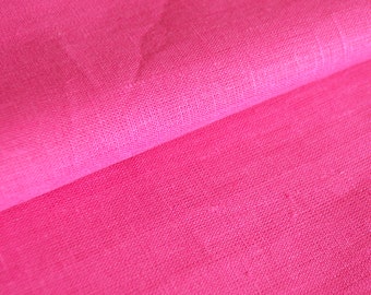 Pink Linen Fabric - Etsy