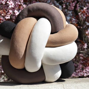 Mixed Color Knot Cushion Express Shipping - Etsy