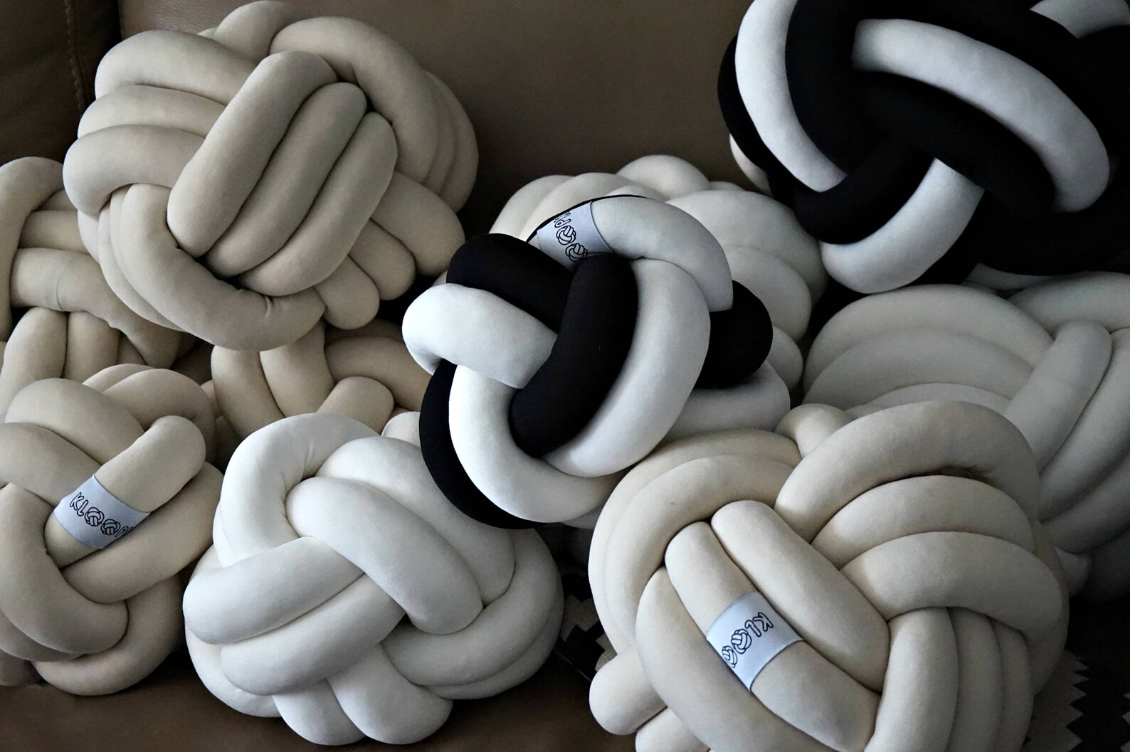 Mixed Color Knot Cushion Express Shipping | Etsy