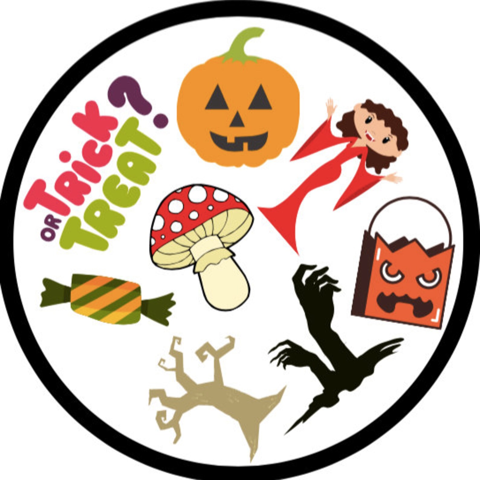 Spot It/ Dobble Style Halloween Card Match Game PRINTABLE Pdf - Etsy