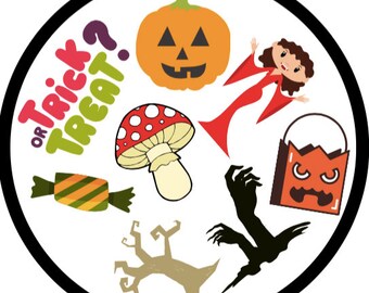 Halloween Spot It Game - Etsy