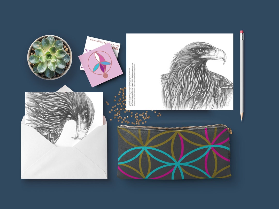 Australian Wedgetail Eagle, Australian Bird Art, Graphite Pencil Spirit ...