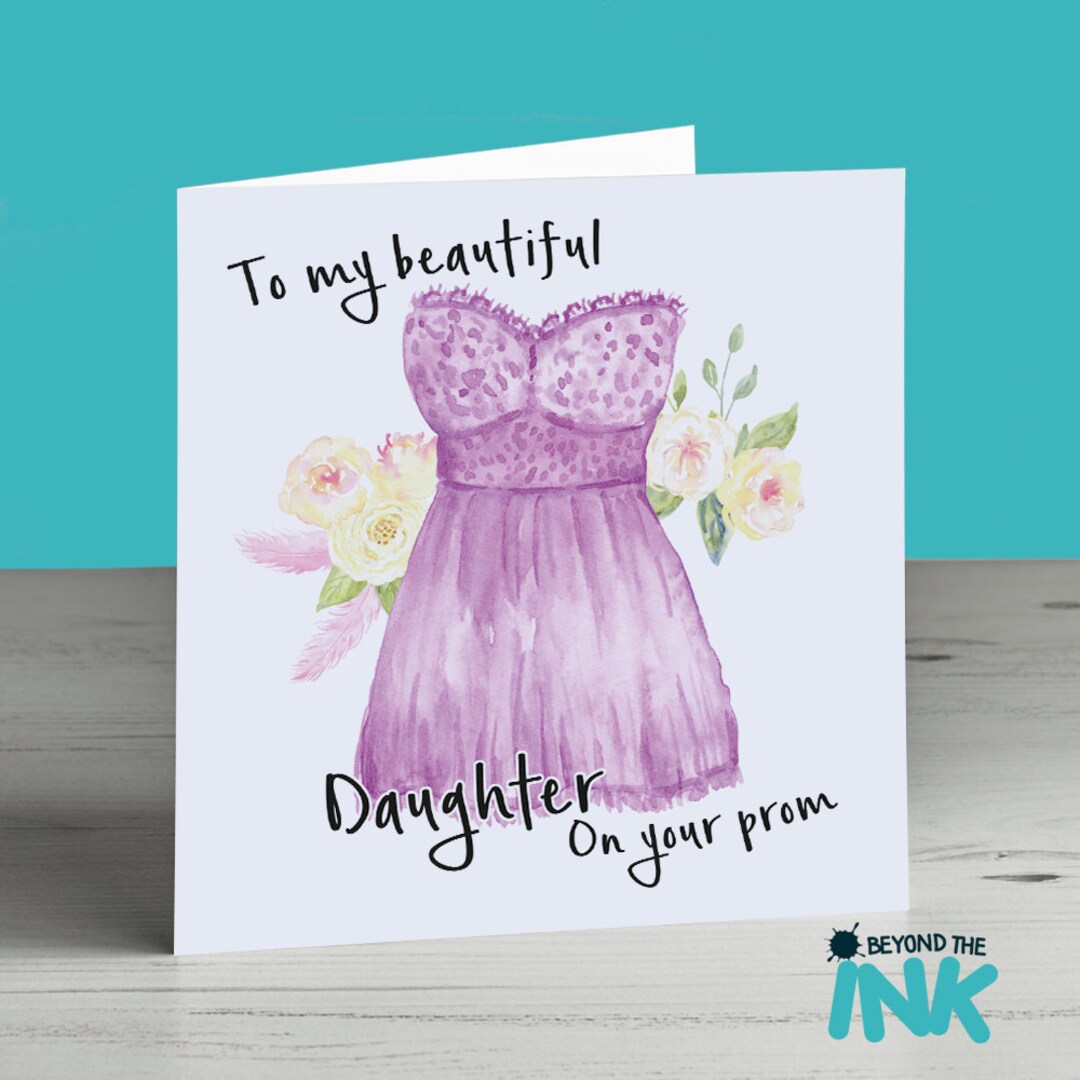 Prom Card - Daughters Prom Card - Etsy