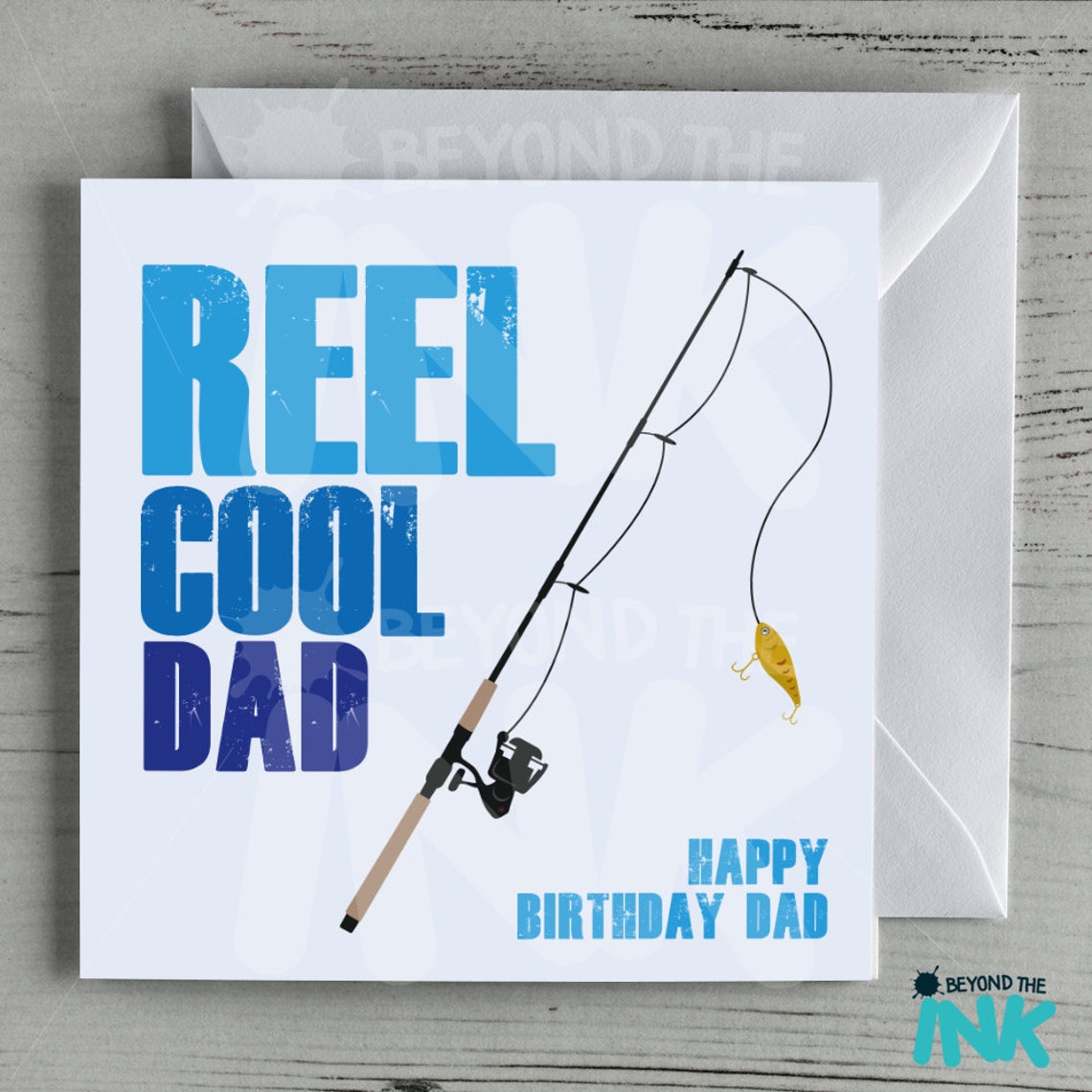 Fishing Birthday Card Card For Dad Fisherman | Etsy
