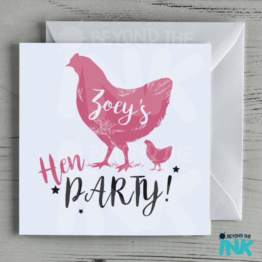 Personalised Hen Party Card Hen Do Card Bride to Be - Etsy UK