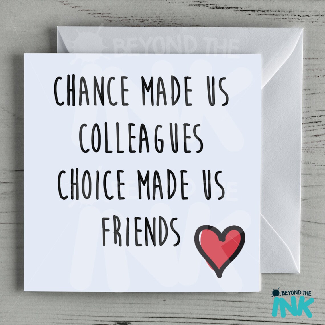 Friend Birthday Card Work Bestie BFF Work Colleagues - Etsy UK