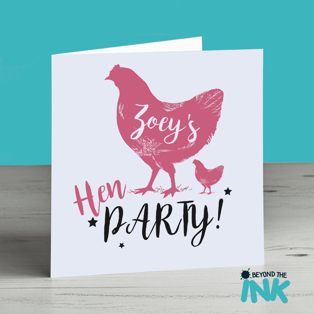 Personalised Hen Party Card Hen Do Card Bride to Be - Etsy UK