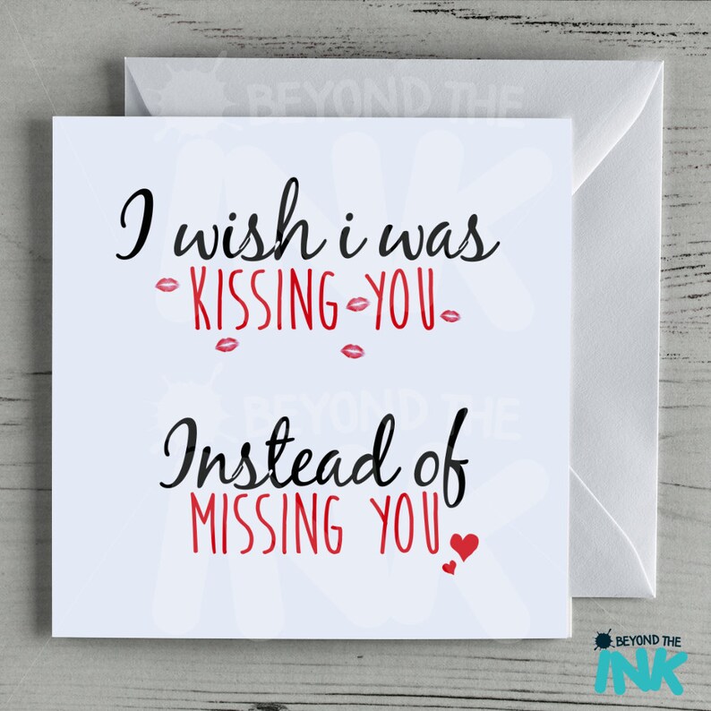 Long Distance Relationship Card Missing You Birthday Card - Etsy