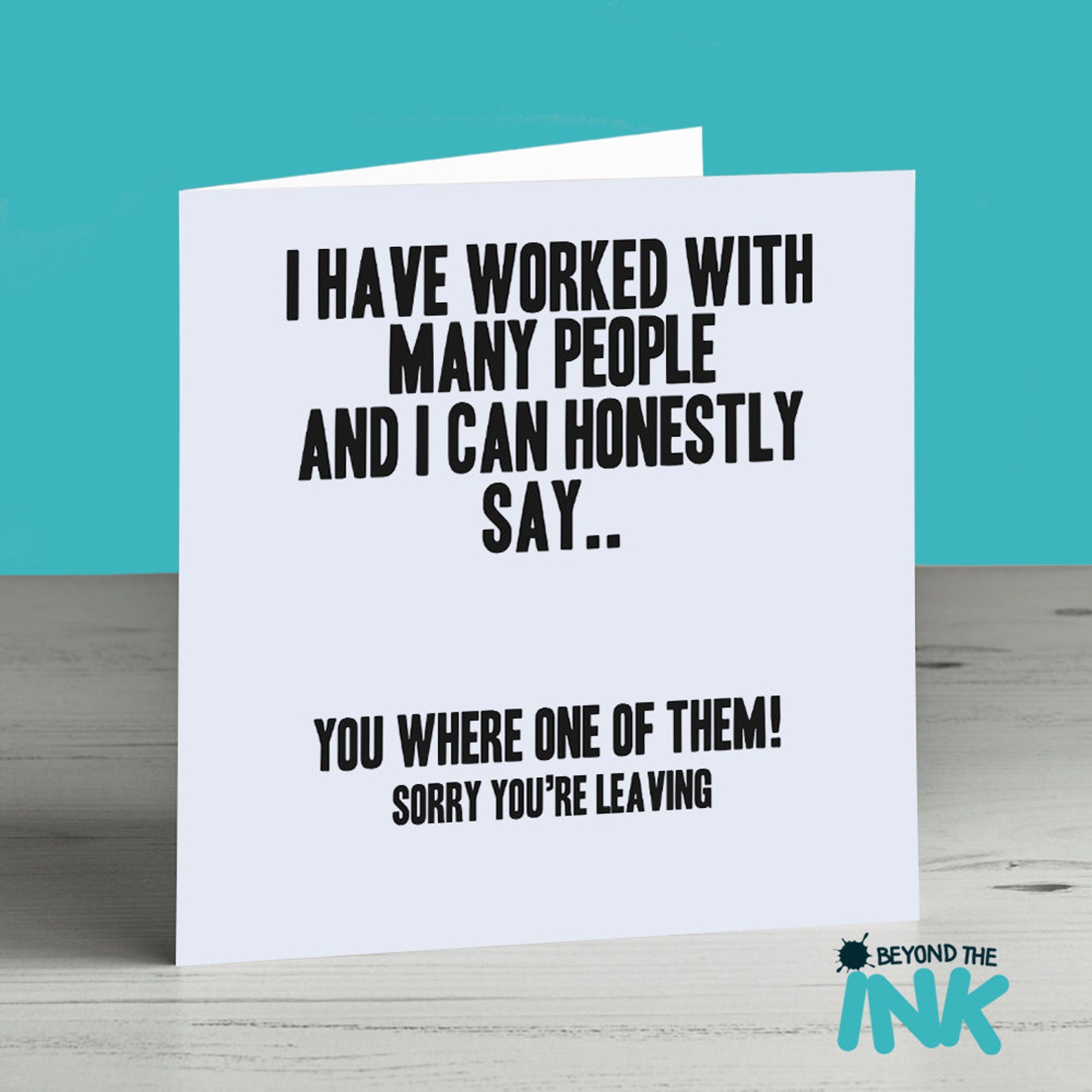 Funny Leaving Card New Job Card Sarcastic Leaving Card - Etsy