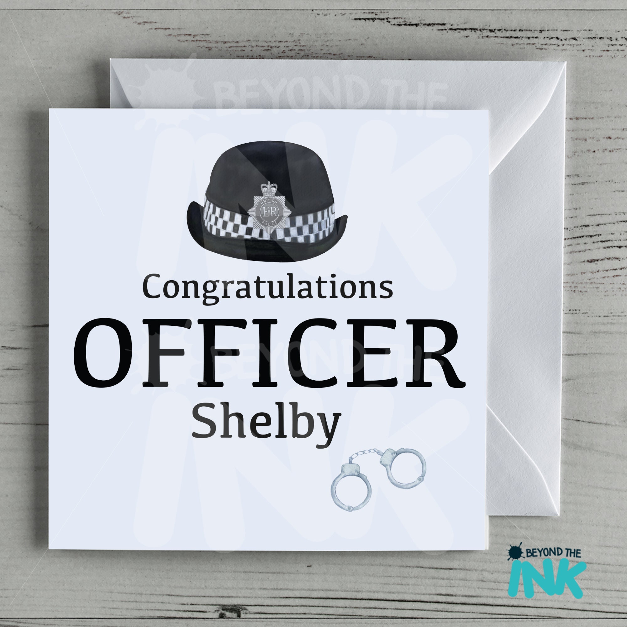 Police Officer New Job Card Congratulations PCSO Constable - Etsy UK