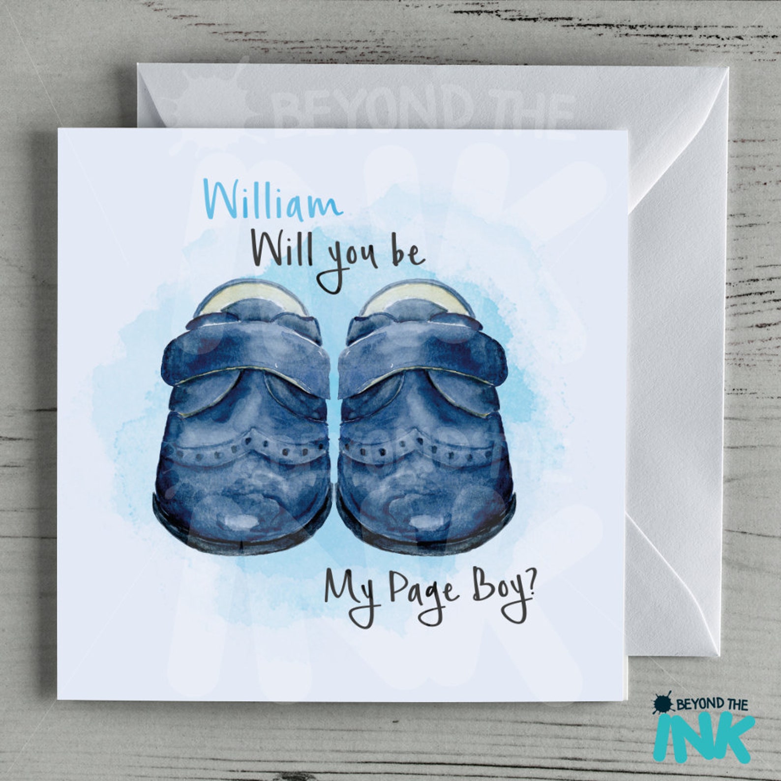 Page Boy Card Will You Be My Page Boy Card Personalised - Etsy