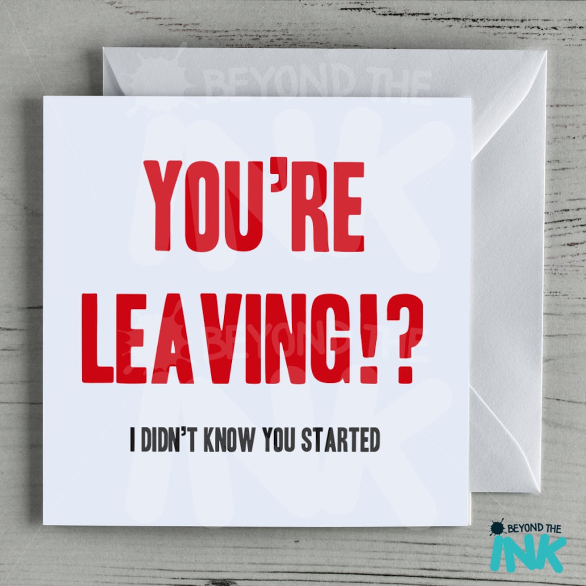 Funny Leaving Card New Job Card You're Leaving I - Etsy