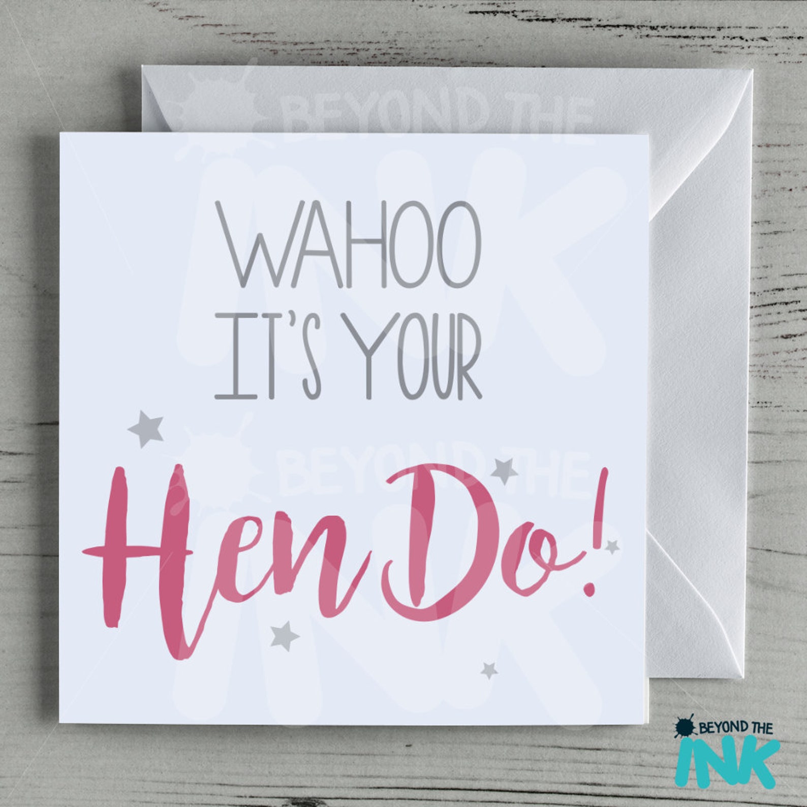 Hen Party Card Happy Hen Do Card Bride to Be Engagement - Etsy