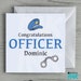 New Job Card for A Police Officer Congratulations - Etsy