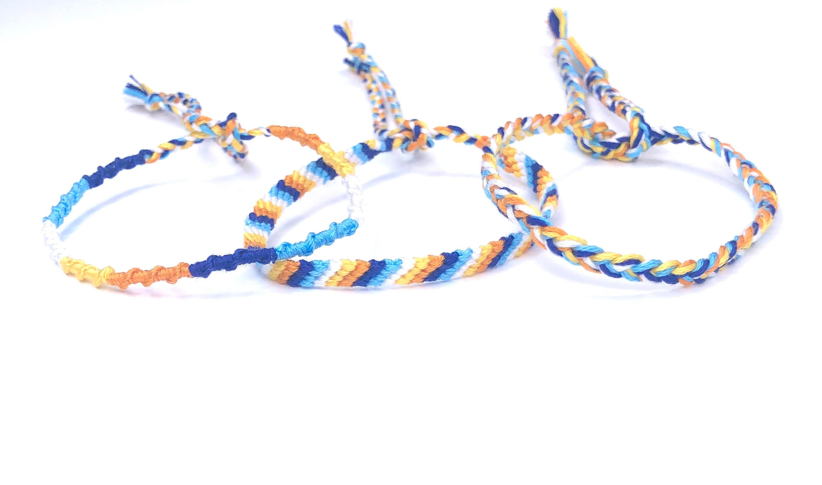Subtle Aroace Set of 3 Friendship Bracelets Woven Jewelry - Etsy