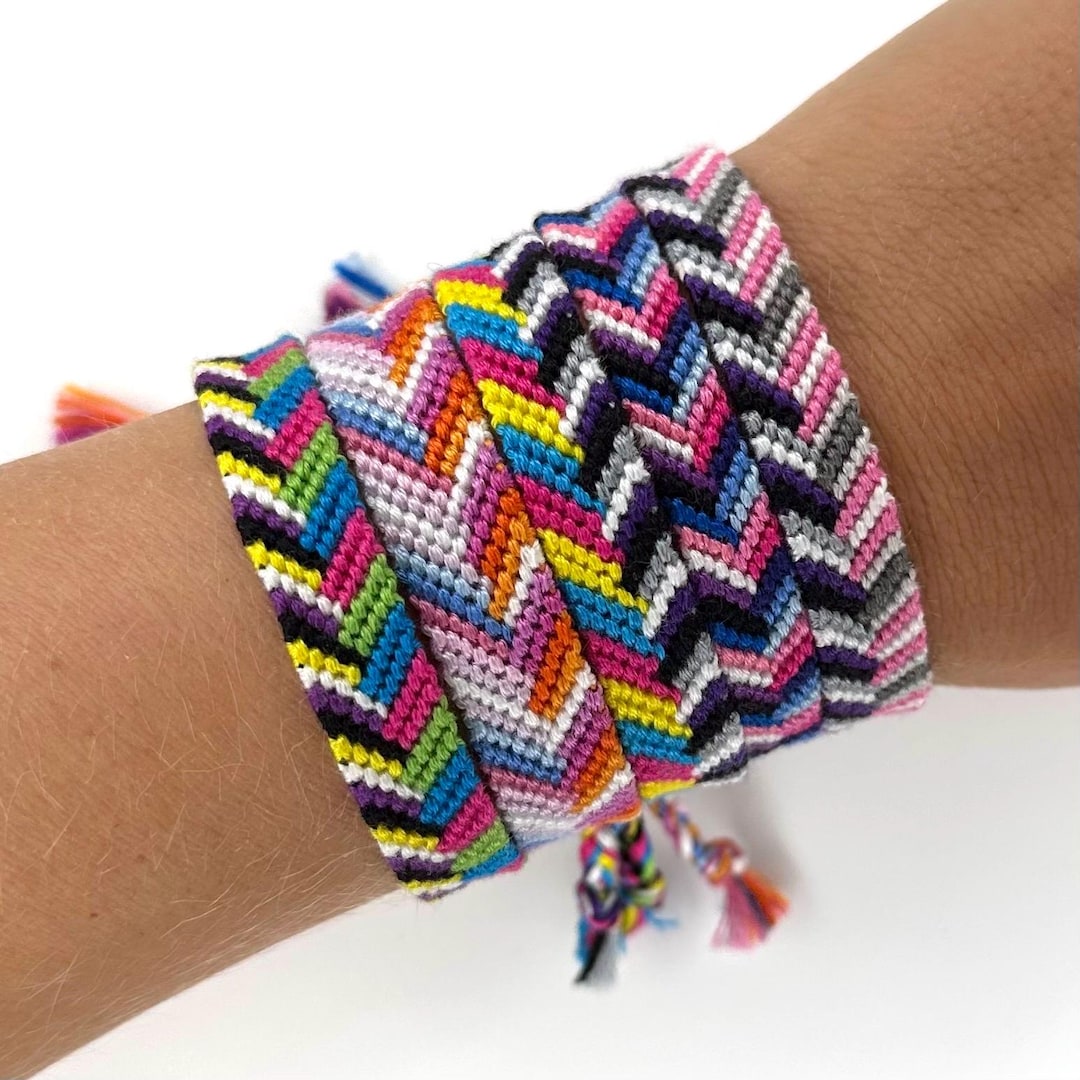 Pride Double Identity Bracelets for LGBTQ+ People, Mix of Two Flags ...