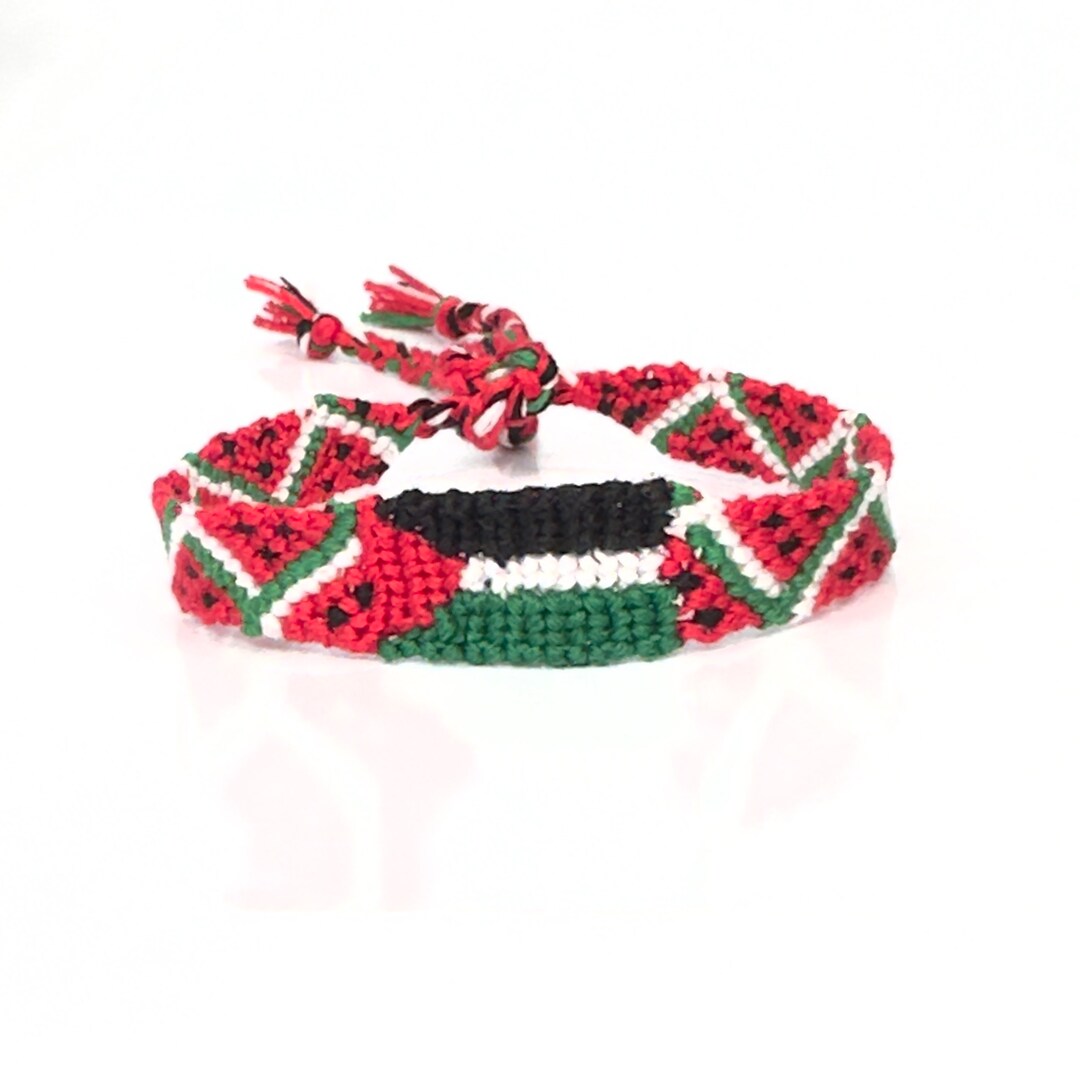 Watermelon and Palestine Flag, Charity for Palestinian People - Etsy