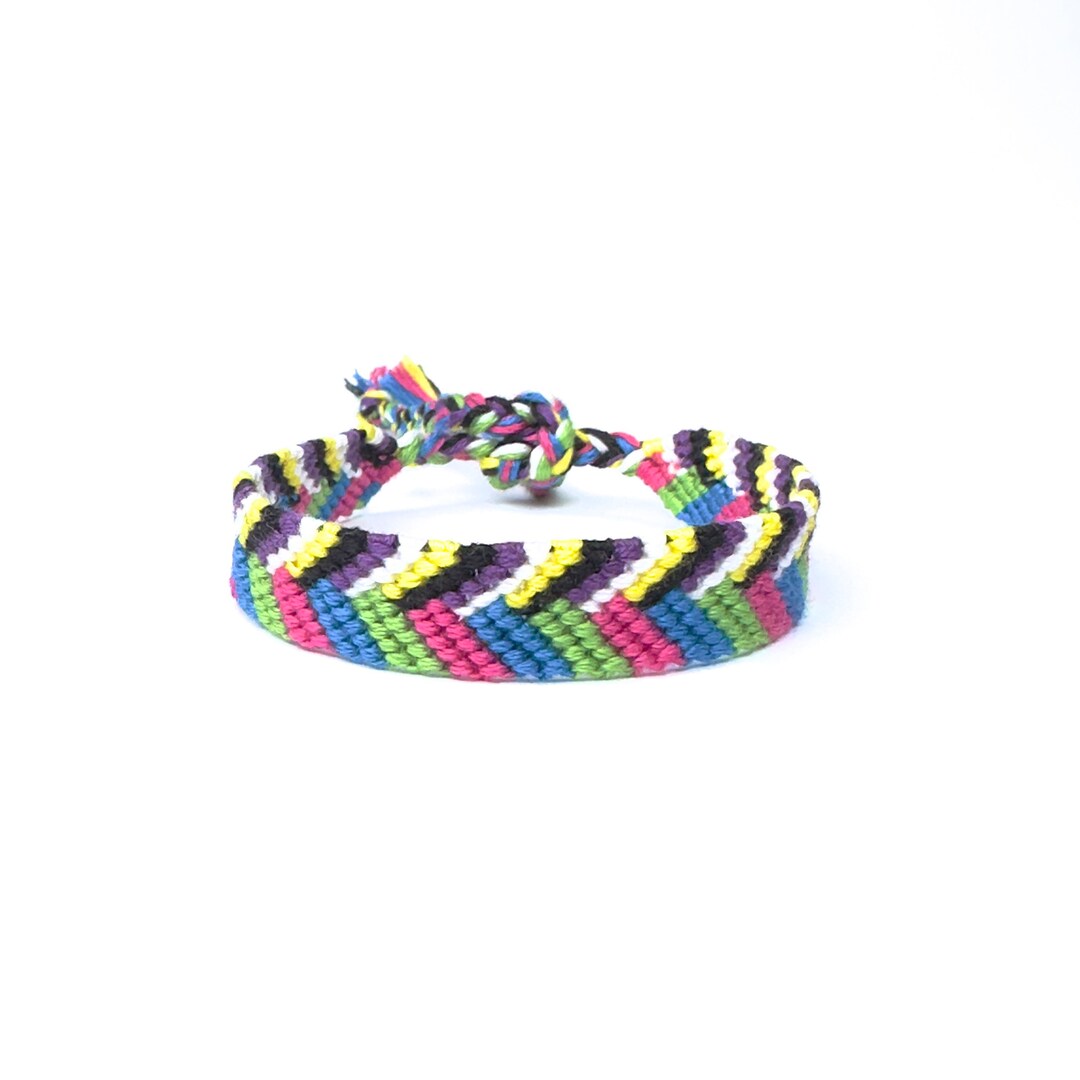 Non Binary and Polysexual Bracelet, Two Pride Flag, Polyromantic ...