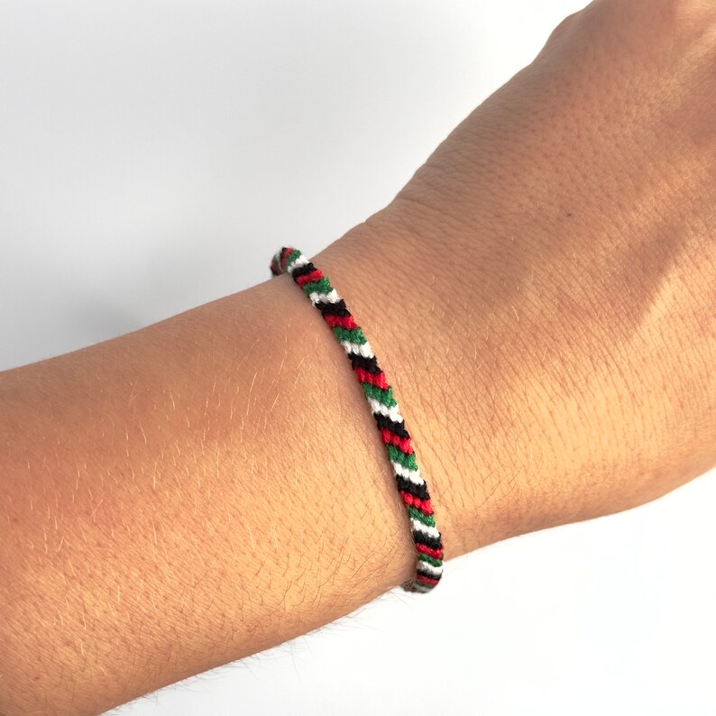 Palestine Flag Bracelet, Support Palestinian Children, Donation for ...