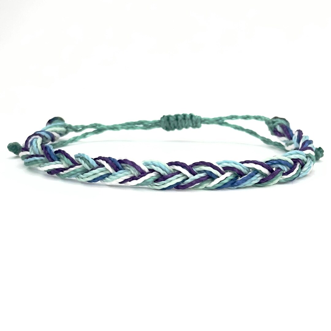 MLM Pride Bracelet, Gay Man Braid Bracelet, Braided String LGBTQIA ...