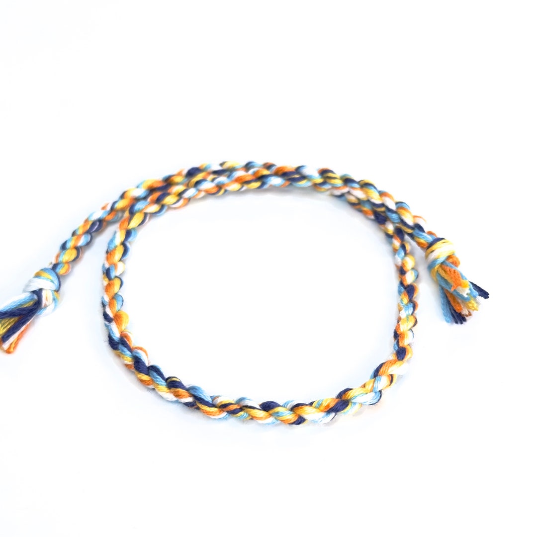 Aroace Subtle Bracelet, Sunset Aroace Twist Flag Bracelet, Minimalist ...