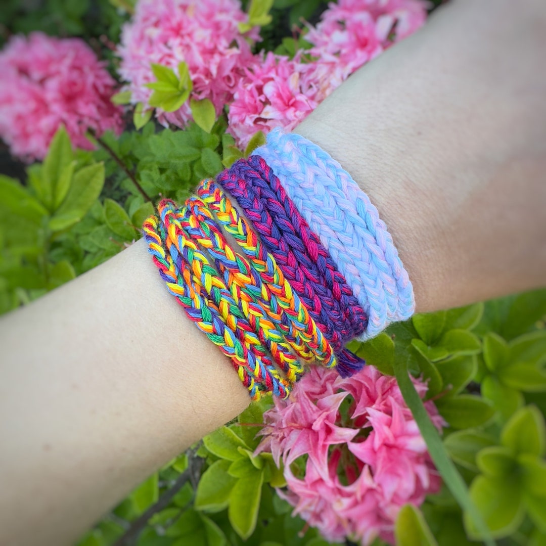 Discreet LGBTQIA Pride Bracelet, Subtle Wrap Braided Jewelry, Gift for ...