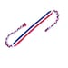 France Flag Bracelet, French Country Band, Patriotic Cotton Armband - Etsy