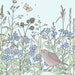 Flora & Fauna Chiffchaff Bird and Forget-me-not Greeting Card by Emma Lawrence Designs Thinking ...