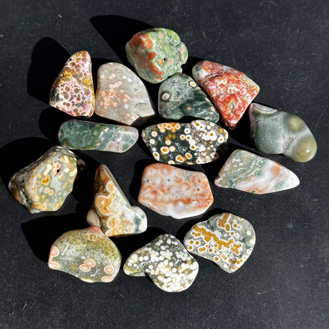 Ocean Jasper Tumbles 2-3 Cm 100g Old Stock Mixed Veins - Etsy