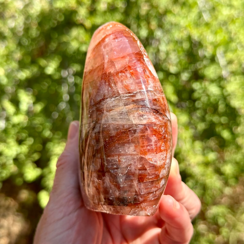 Red Fire Quartz Freeform Hematoid Quartz - Etsy